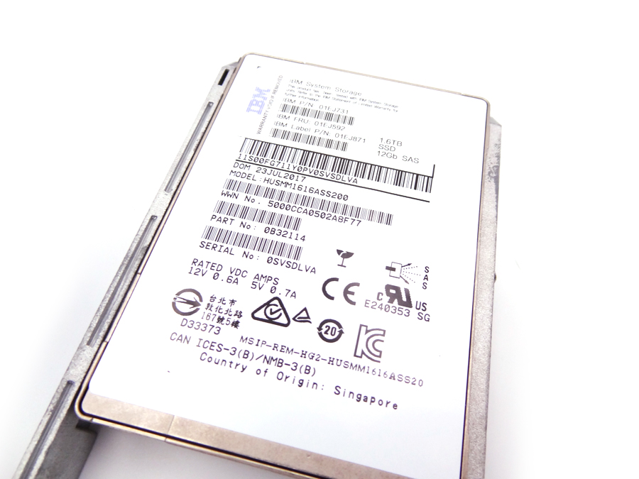 IBM 01DE363 1.6TB 12GB 2.5 SAS SSD FLASH DRIVE" - SMART IT Hardware and ...