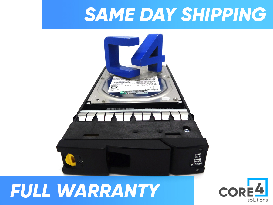 HP 823124-001 HP 4TB 7.2K LFF 3PAR HARD DRIVE - SMART IT Hardware and ...