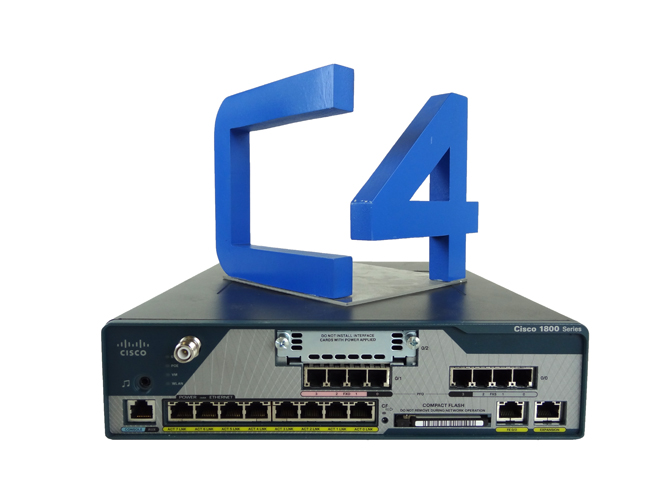 CISCO C1861W-SRST-C-F/K9 1861,WLAN,8-USRSRST/CME,CUE,4FXS,4T - SMART IT ...