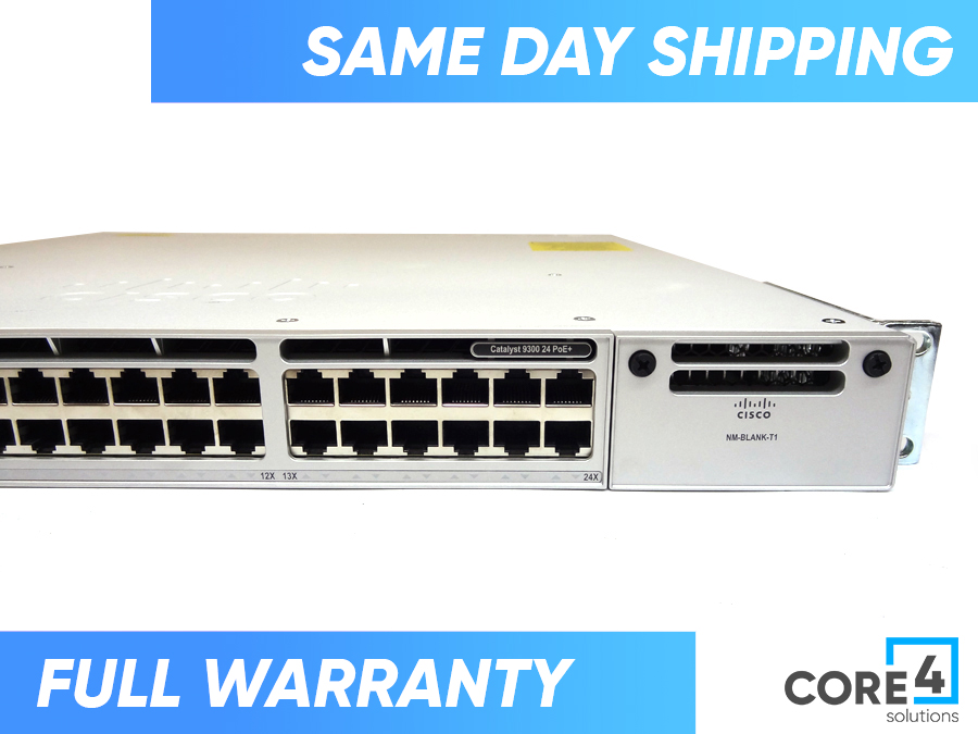 CISCO C9300-24P-A CISCO C9300-24P-A CATALYST 9300 24-PT POE+ NETWORK ...