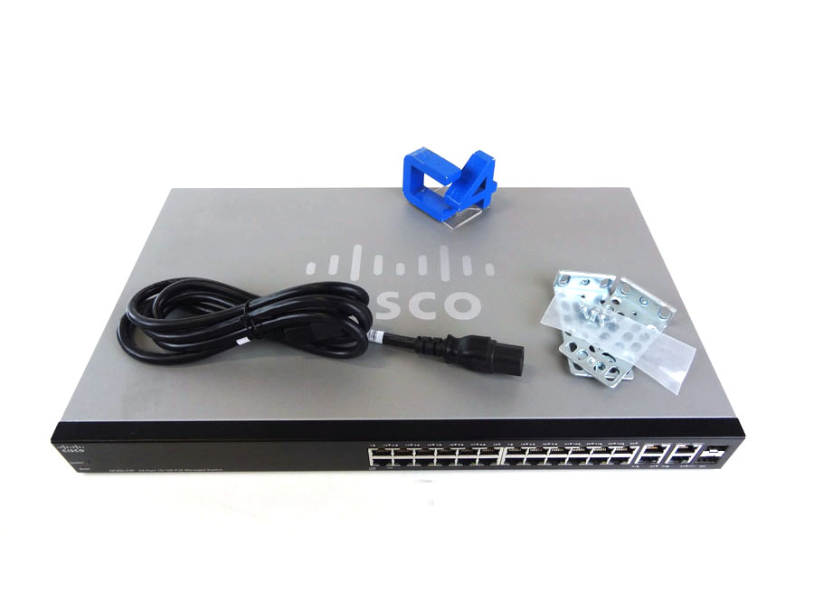 CISCO SF300-24P 24-PORT 10/100 W/POE +GIG UPLINKS.H - SMART IT Hardware ...