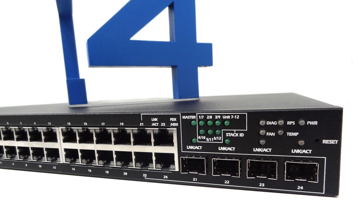 DELL RN856 POWERCONNECT 6224 24 PORT GIGABIT SWITCH - SMART IT Hardware ...