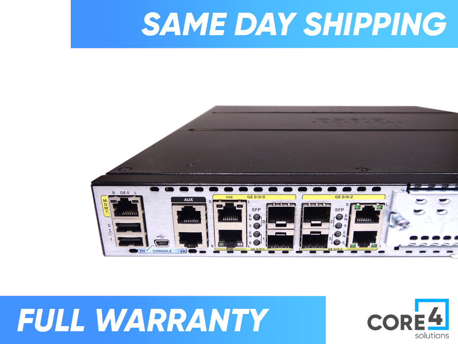 CISCO ISR4431/K9 ISR4431/K9 CISCO 4431, 4GE, 3 NIM,M - SMART IT ...