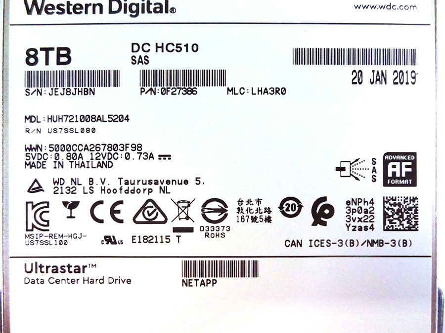 NETAPP X376A 8TB 12GB 7200RPM 3.5 SAS HDD " - SMART IT Hardware and ...