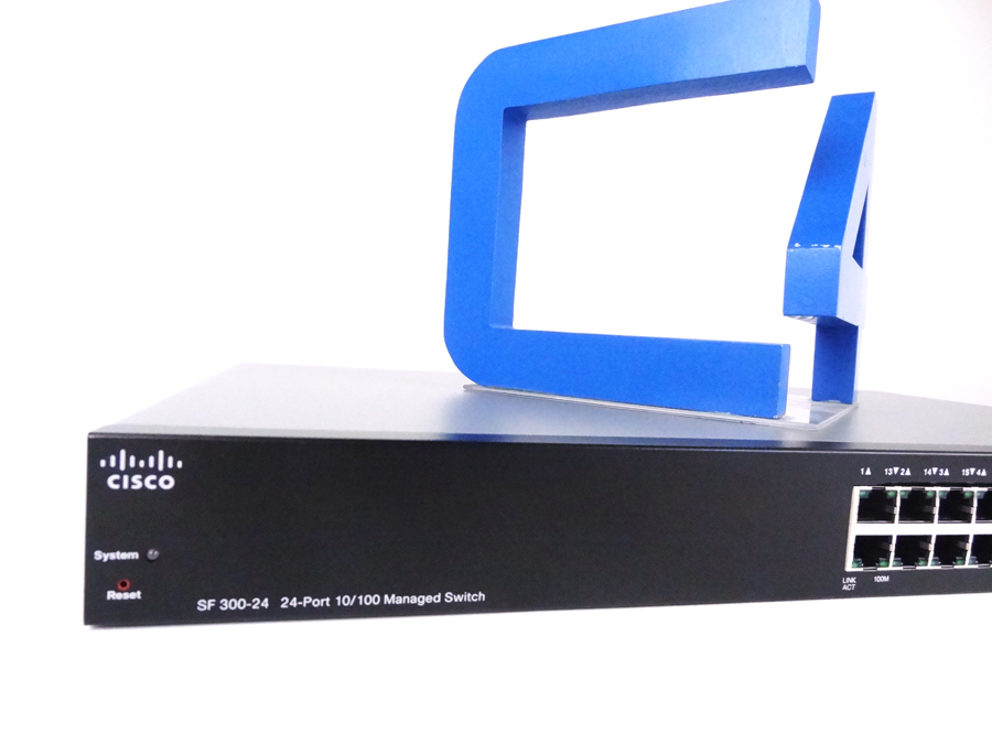 CISCO SF300-24P 24-PORT 10/100 W/POE +GIG UPLINKS.H - SMART IT Hardware ...
