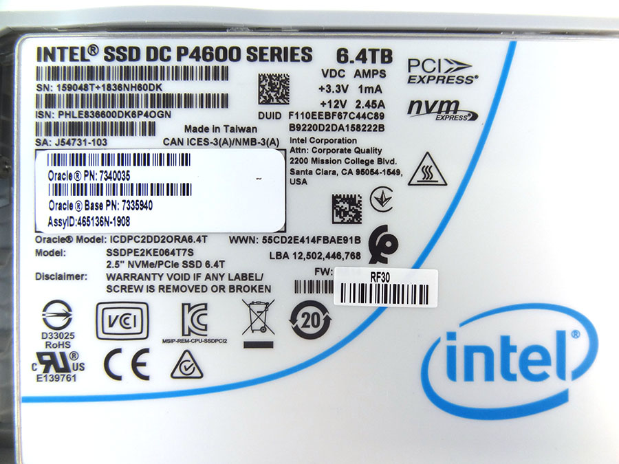 SUN 7340035 ORACLE 6.4TB NVME SSD FLASH CARD - SMART IT Hardware and ...