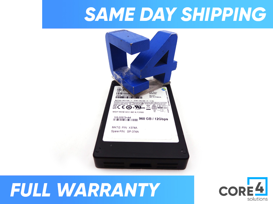 NETAPP X374A NETAPP 3.5 960GB SSD 12GBPS DS212C" - SMART IT Hardware and Services